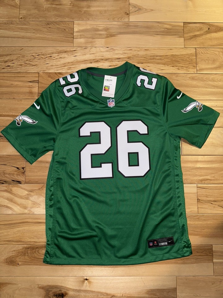 Saquon Barkley #26 Philadelphia Eagles Nike Game Jersey Kelly Green Sz:S-3XL | eBay