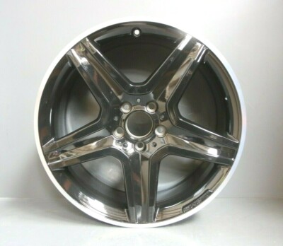1 GENUINE OEM MERCEDES GLA X156 19" AMG ALLOY WHEEL RIM BLACK CUT ...