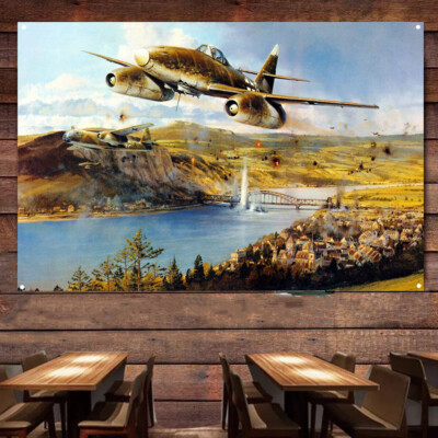 The Bridge at Remagen Banner Flag Fighter Posters for Military ...