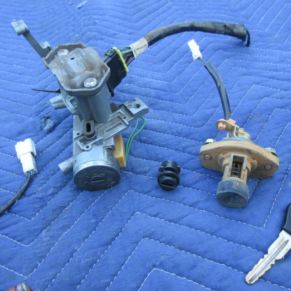 93-97 Ford Probe GT V6 2.5 Key Fob Lock Set Door Ignition Cylinder ...