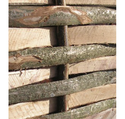 Woven Hurdle Fence Panel Wooden Split Hazel 6ft Natural Garden Fencing ...