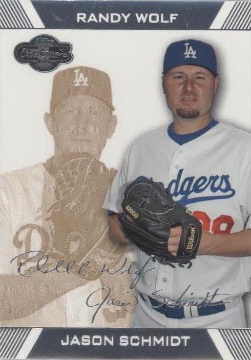 2007 Topps Co-Signers - Jason Schmidt, Randy Wolf #6 Gold /225 for sale ...