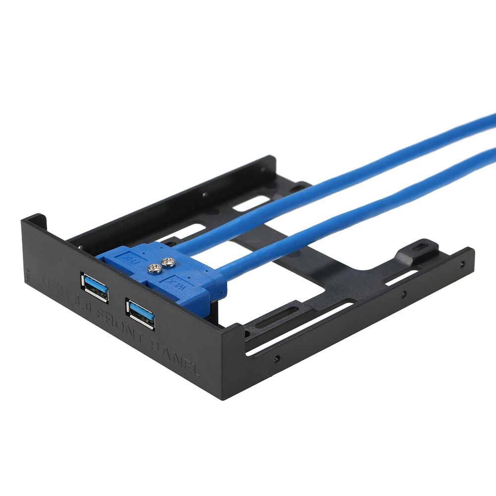 5.25inches 20Pin USB3.0 Front Panel Hub Expansion Bay Bracket Adapter ...