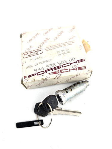 NOS Genuine Porsche 924 944 968 Door Lock Cylinder w/ 2 Keys ...