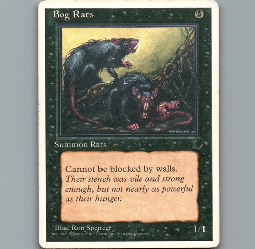 Magic The Gathering MTG - Bog Rats - Chronicles 1995 READ Description | eBay