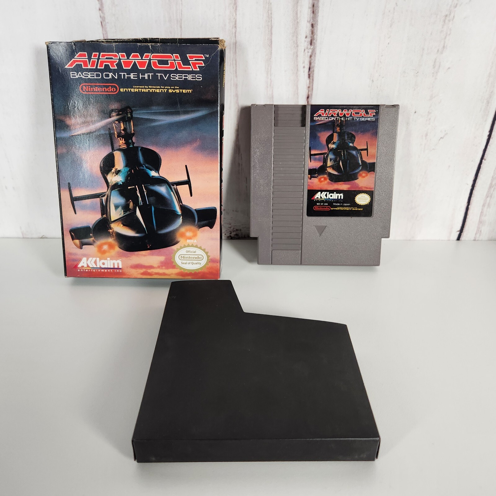 AIRWOLF NINTENDO NES VIDEO GAME with Box & Sleeve. Near complete | eBay