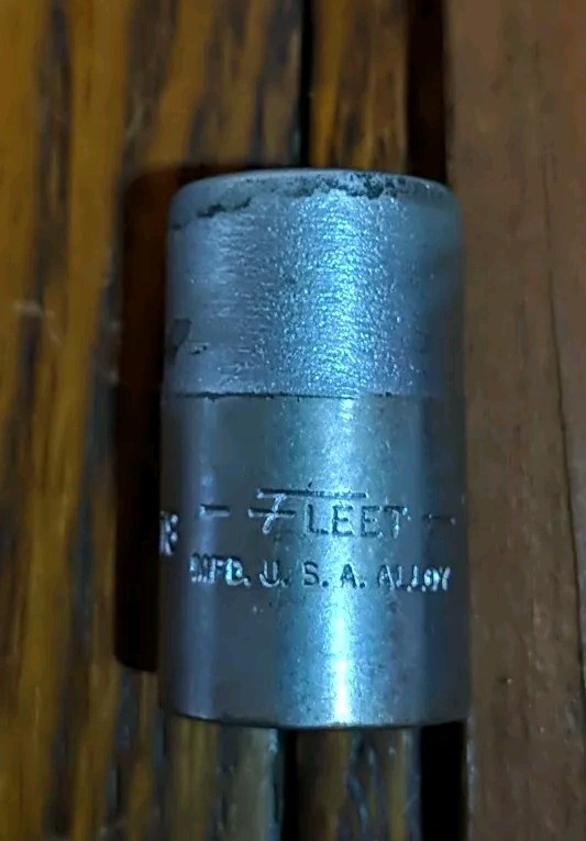 Vintage Fleet USA 1618 Socket 9/16" SAE 1/2" Drive 12 Point Socket | eBay