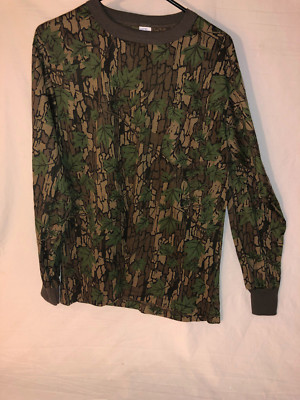 NWOT's Military Style TreBark Pattern Long Sleeve Light Sweater T-Shirt ...
