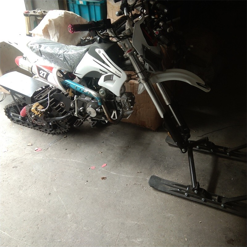 Sleigh Sled & Rear wheel rear tracks Sand Snowmobile Track DIY Pit Dirt ...