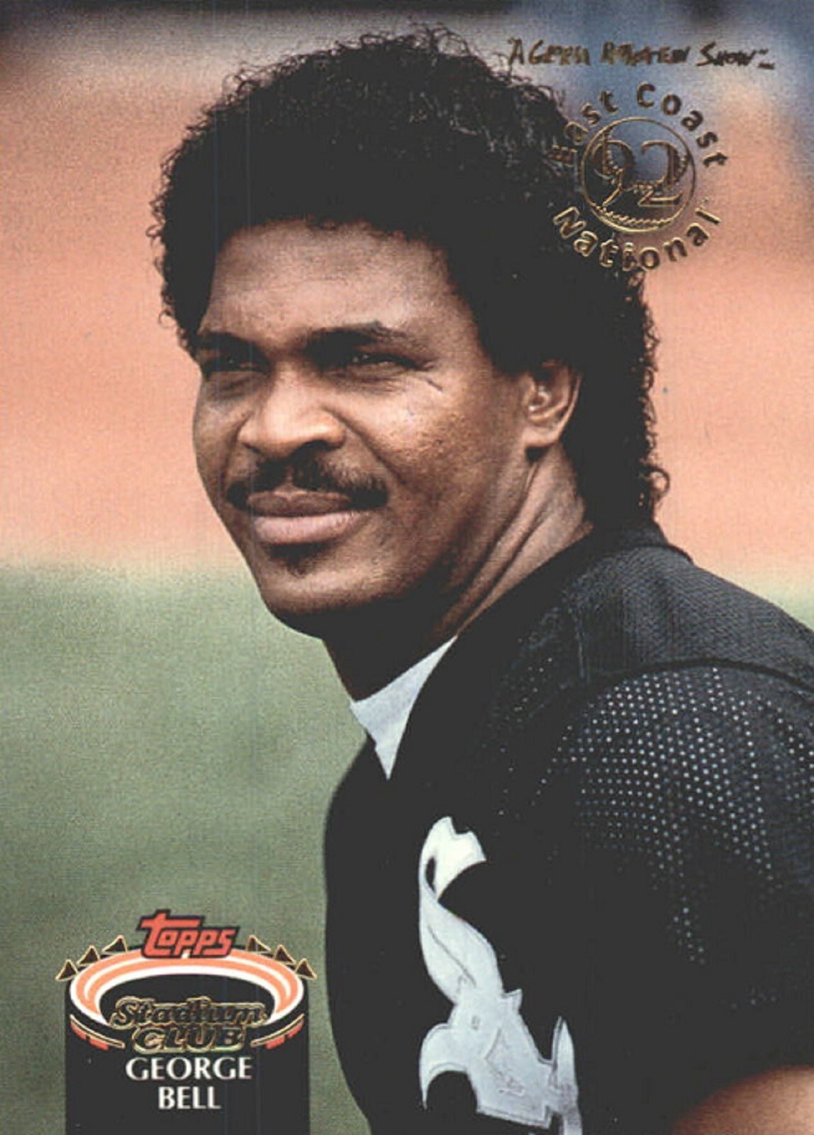 1992 Stadium Club East Coast National #840 George Bell Chicago White ...