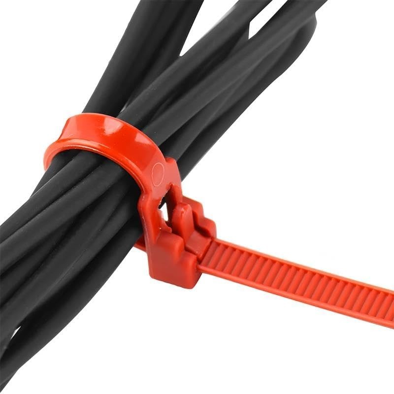 Cable Ties Heavy Duty Long and Wide Extra Large Zip Ties Red wrap ...