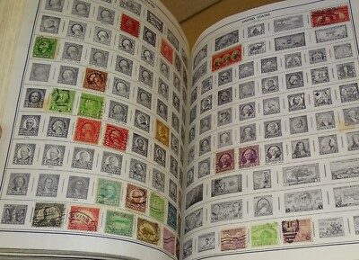Junky Partial Stamp Album from Estate Sale (about 1200 stamps, U.S ...