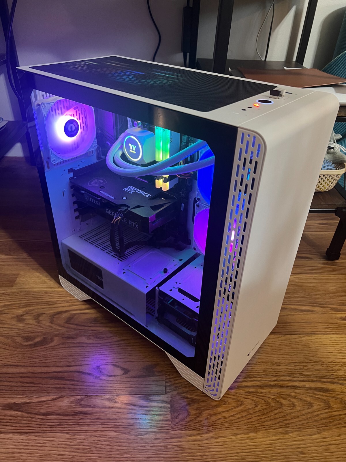 Custom White Liquid-Cooled Gaming PC (AMD RYZEN 5 5600x RTX 3060) | eBay