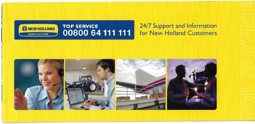 New Holland Top Service Customer Support 2008-09 UK Market Sales ...