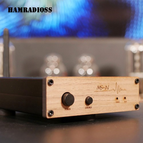 MS-D1 Bluetooth DAC HiFi Audio Decoder with Solid Wood f/ SBC/ACC/APTX ...