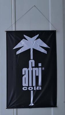 afri-cola Banner, Werbebanner, Deko, ca. 0,98 x1,50, Bar, Party, Neu ...