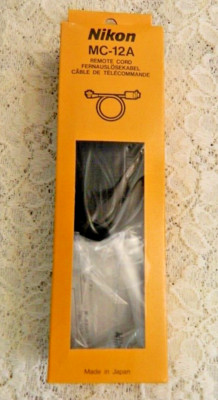 Nikon MC-12A 3m Electric Remote Shutter Release Cable - Japan Clean! | eBay