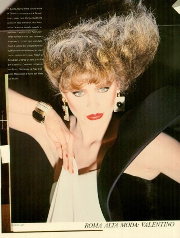 VOGUE ITALIA 1981 CAROL ALT ROSEMARY MACGROTHA JOAN SEVERANCE MARCIE ...