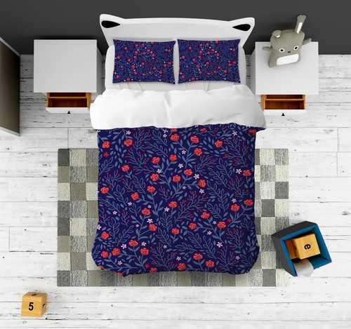 3D Cute Petals A2432 Bed Pillowcases Quilt Duvet Cover Set Queen King ...