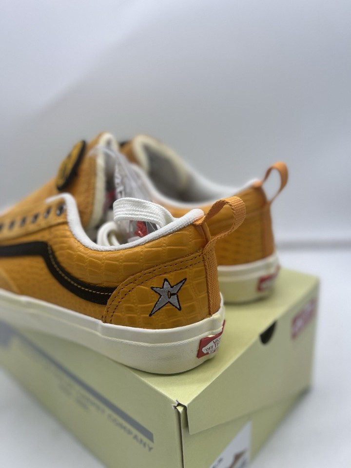 Carpet Company x Vans Old Skool 36 VCU | Mens Sz 9.5 | Yellow Croc Skin ...