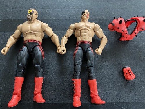 WWF WWE Mattel Road Warriors Hawk Animal LOD Wrestling Figures Elite 30 ...