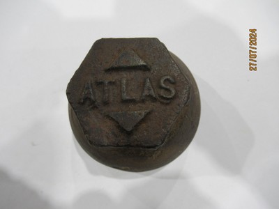 Atlas Truck Original threaded screw on hub cap Hubcap Vintage Antique ...