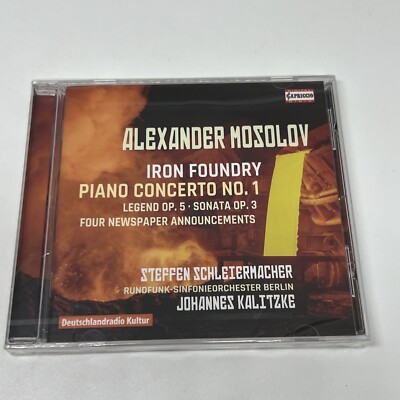 Alexander Mosolov Iron Foundry Piano Concerto No 1 Steffen ...