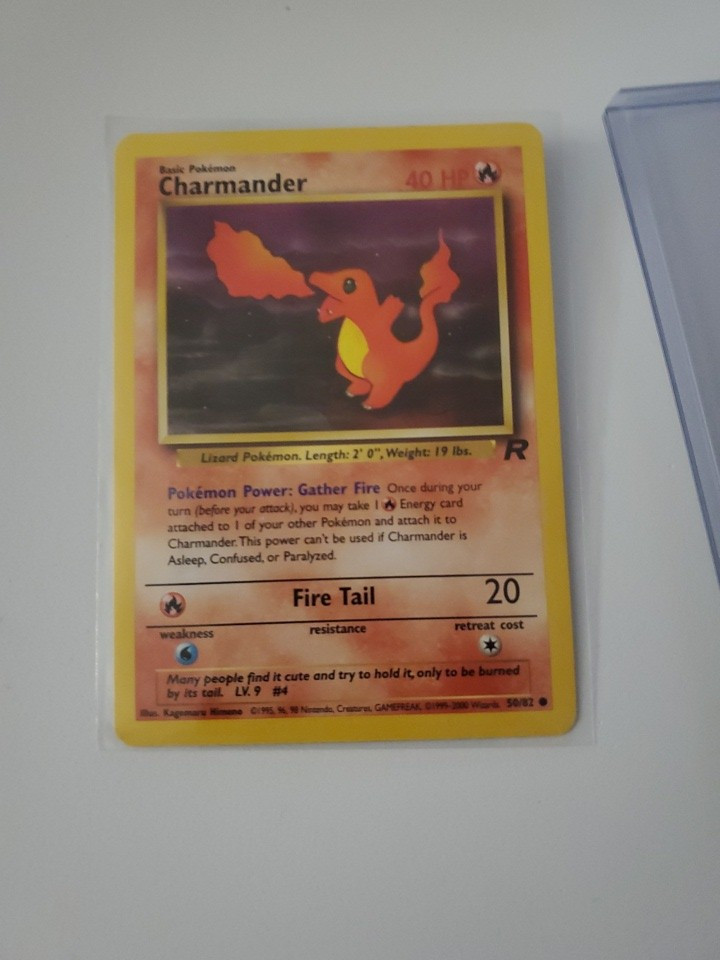 Charmander Pokemon Card 50/82 Team Rock LP | eBay