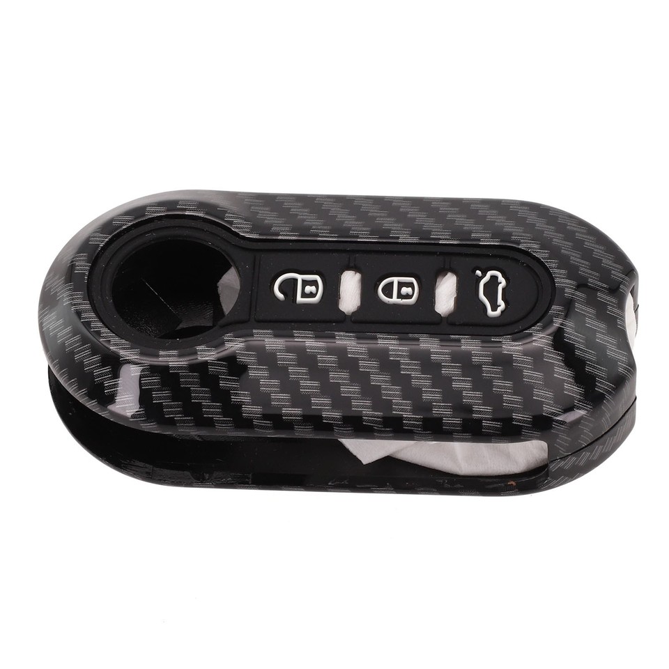 Abrasion Resistant Carbon Key Case for Multiple For Fiat Vehicle Models ...