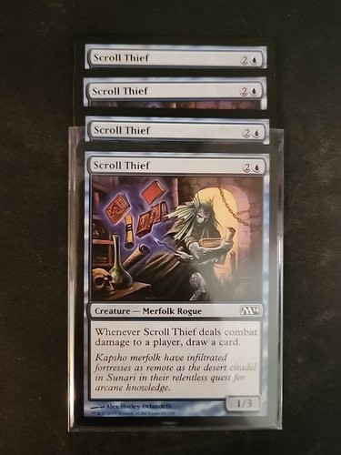 4x Scroll Thief - Core Set 2014 M14 - MTG Magic x4 Playset | eBay