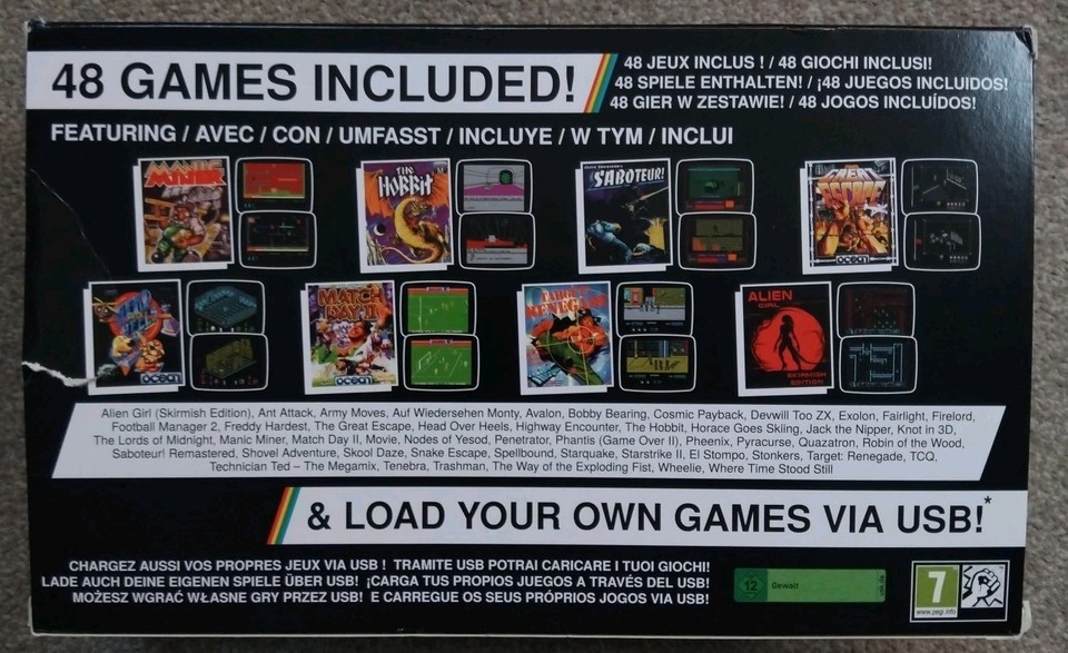 The Spectrum: Retro Games Personal Computer/Console + Extras Boxed Used ...