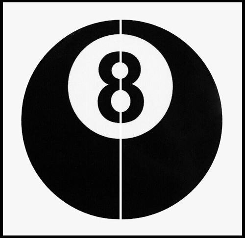 8"x8" Clear Plastic Stencil - Eight Ball (SR116-1d.6)***** | eBay