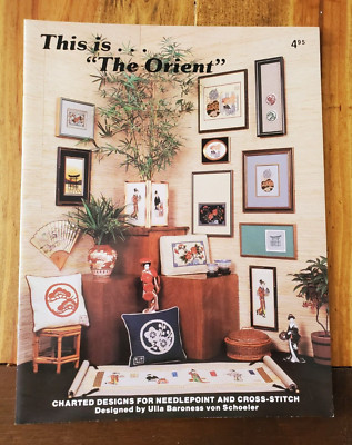 The Orient Charted Designs for Needlepoint Cross Stitch 10 Designs ...