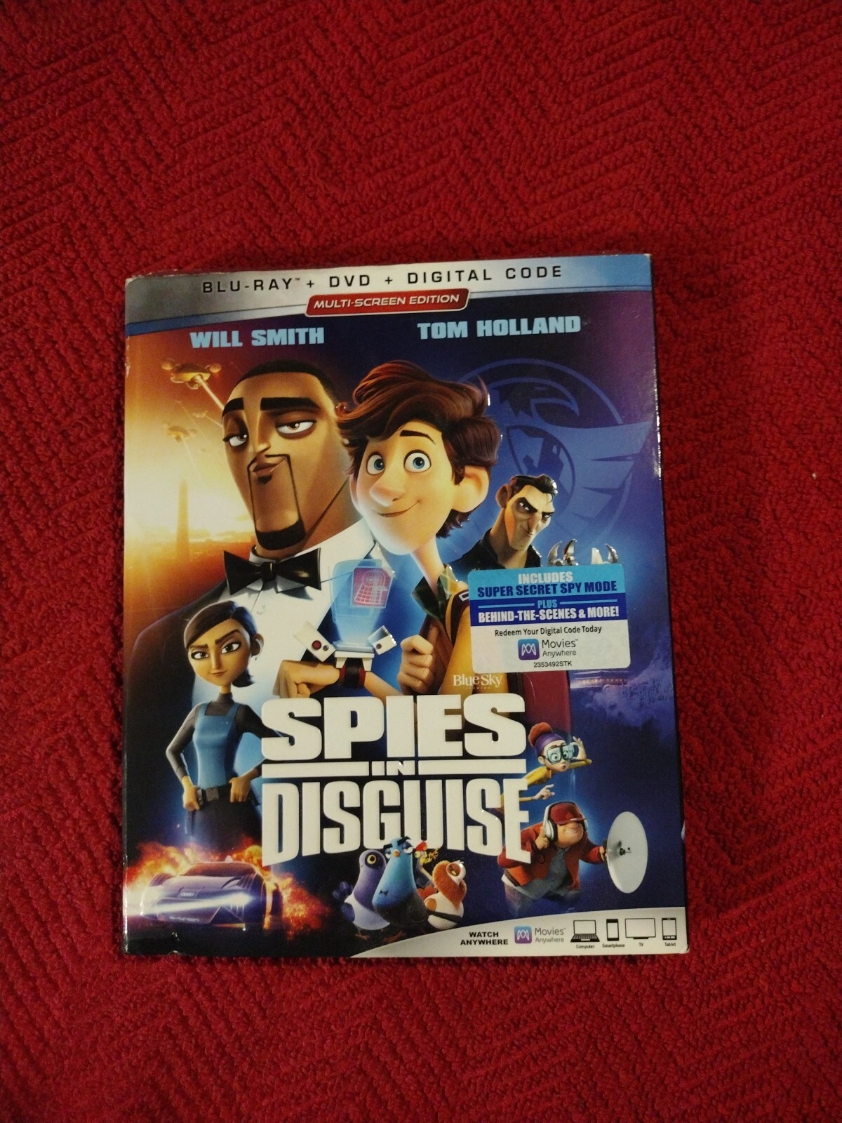 Spies in Disguise (Blu-ray/DVD, 2019, 2-Disc Set, Digital, With ...