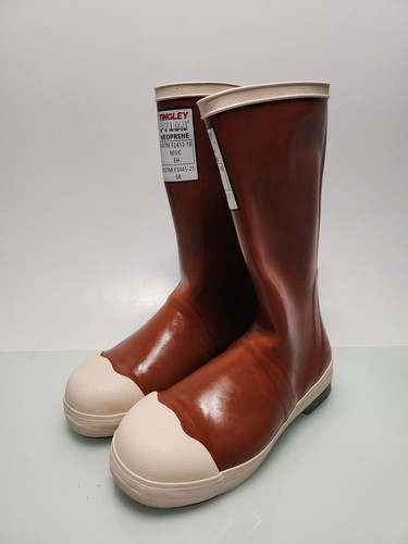 Tingley Rubber Boots Pylon Neoprene- Steel Shank - Size 5 Men’s - ASTM ...