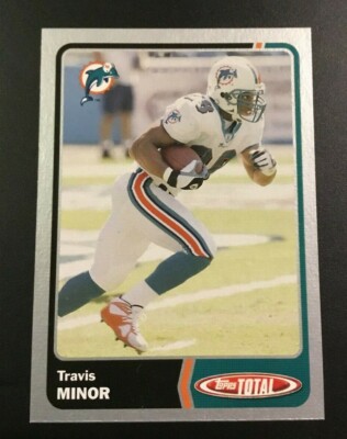 2003 Topps Total Silver # 241 TRAVIS MINOR Miami Dolphins SP | eBay