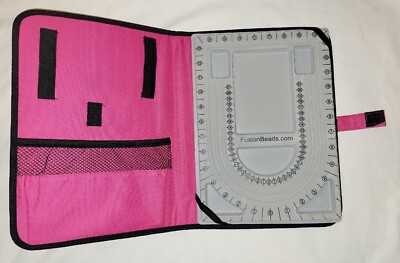Bead Board Case Pink 13 3/8 x 9 5/8 x 1 1/2 With Beading Tray | eBay