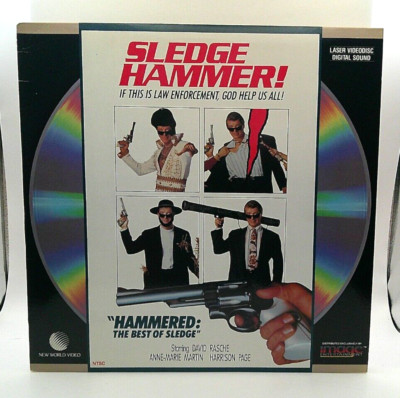 SLEDGE HAMMER (1986/87) LASERDISC 1989 NEW WORLD VIDEO DAVID RASCHE 4 EPISODES | eBay