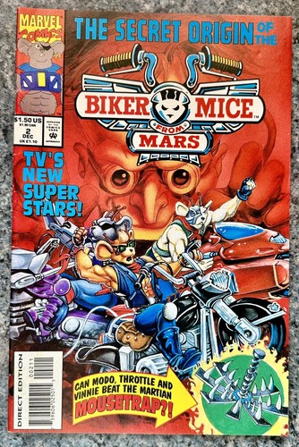 Biker Mice From Mars #2 Marvel Comics 1993 VF+ Bagged & Boarded | eBay