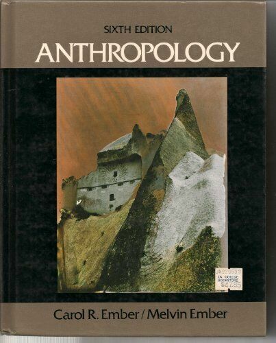 Anthropology by Marvin Ember and Carol R. Ember (1989, Hardcover) for ...