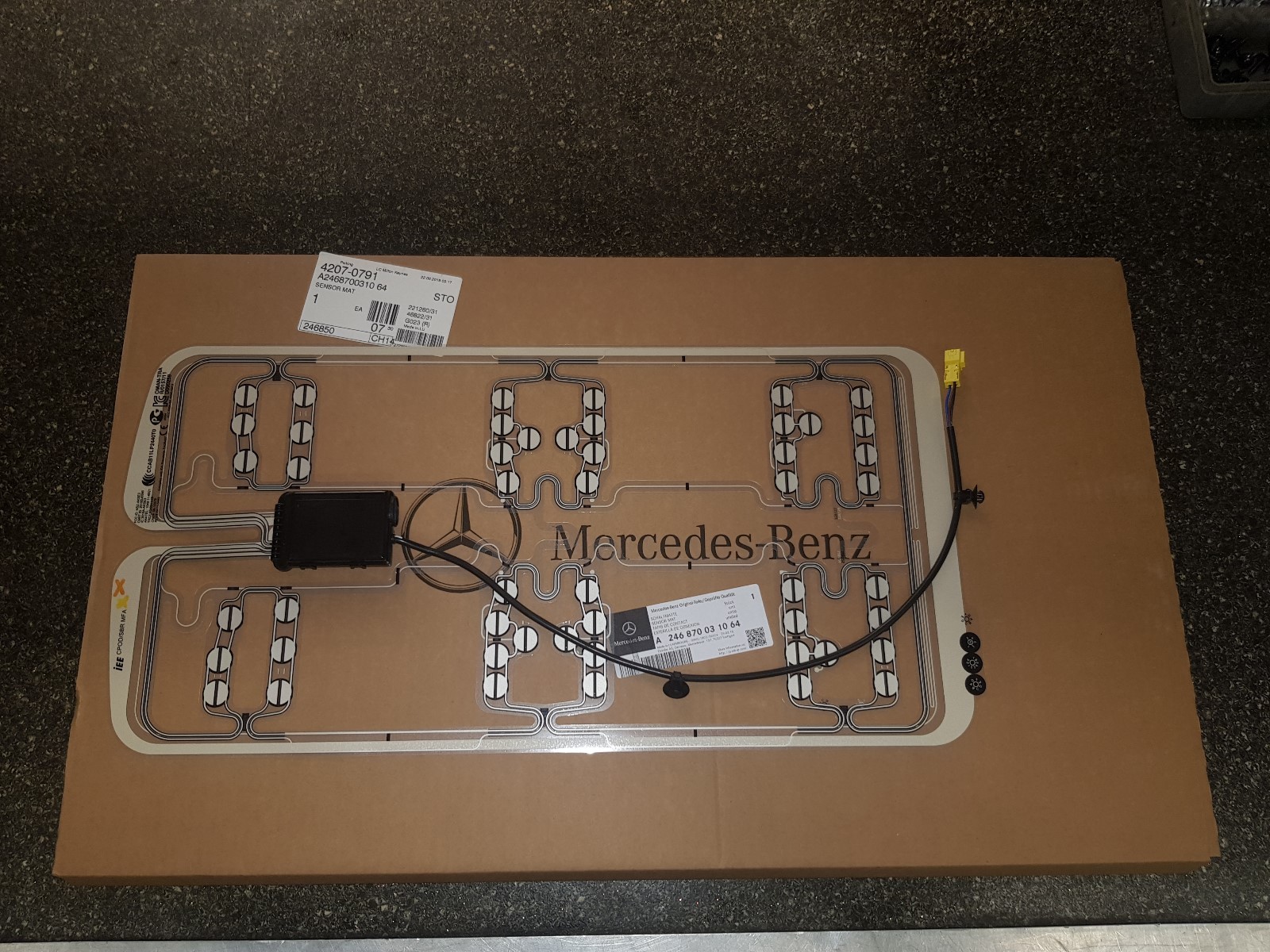 Mercedes-Benz Passenger seat occupancy sensor A,GLA, CLA, B Class ...