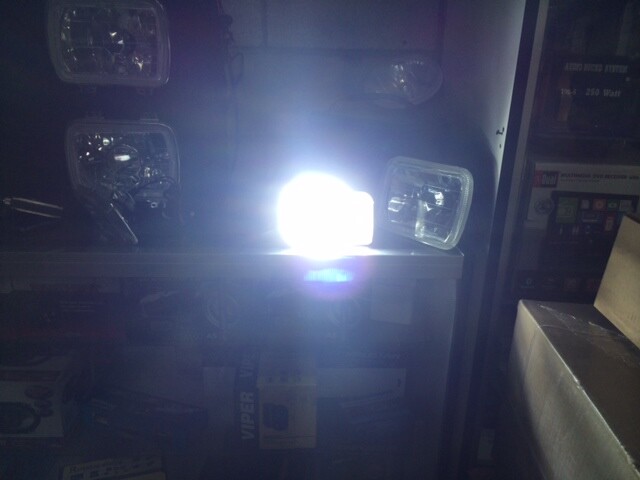 H4701 high beam LED COB Headlight Kit 80W 7200Lumens 5000k Pure White ...