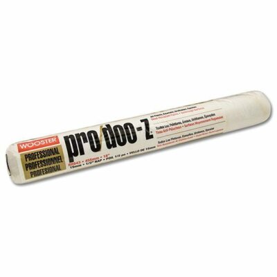 Wooster 18" 1/2" Pro-Dooz Paint Roller Sleeve, Shed-resistant, Smooth ...