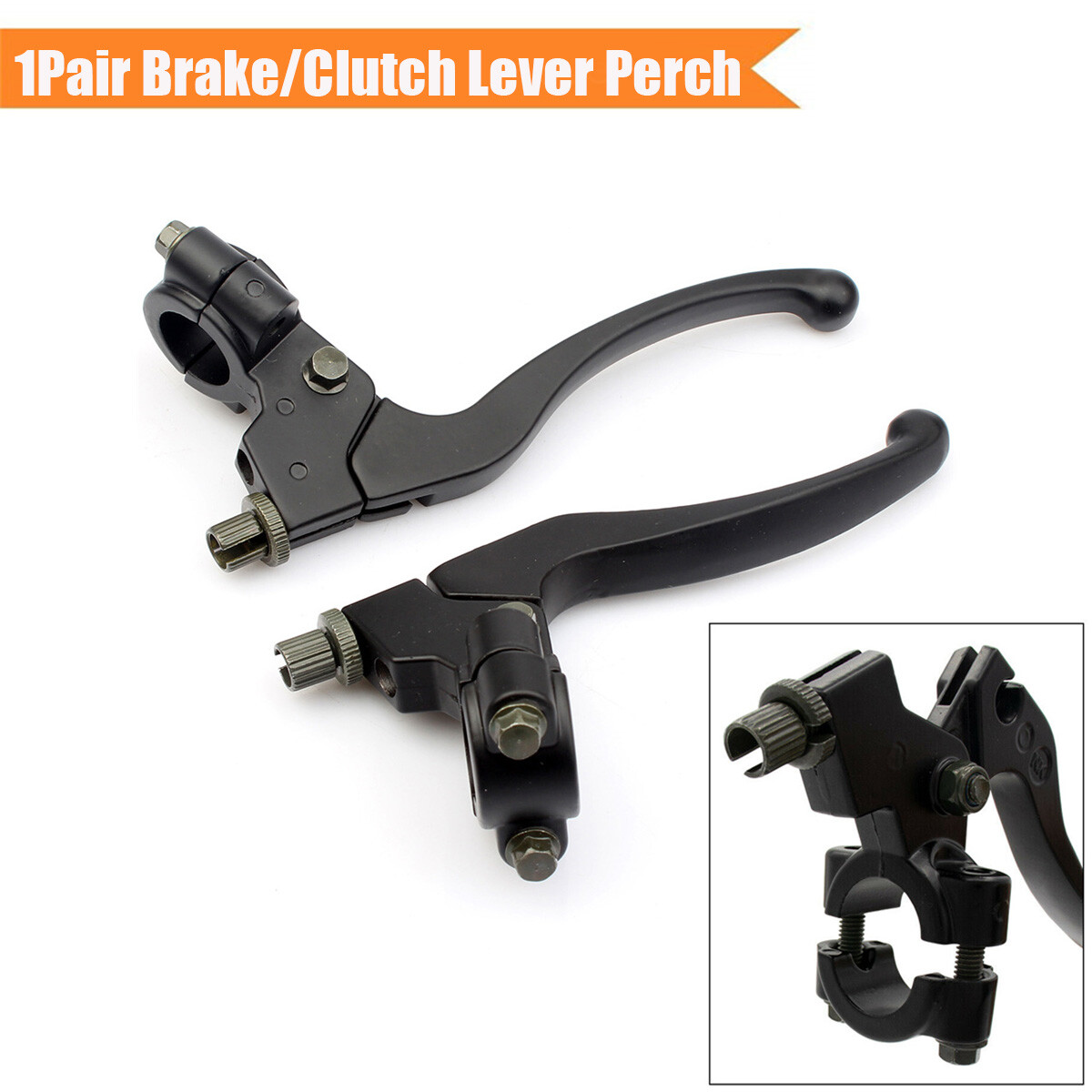 7/8" 22mm Front Left Clutch Lever Perch + Right Brake Lever Perch For ...