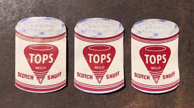 3-Vintage TOPS SCOTCH SNUFF *SEWING NEEDLES* Advertising Free Samples ...