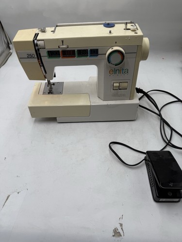 Elnita By Elna 250 Sewing Machine - TESTED | eBay