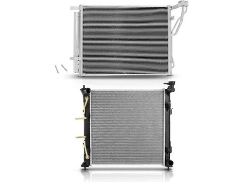 For 2016-2018 Kia Optima Radiator and A/C Condenser Kit APR 19837KCMY ...