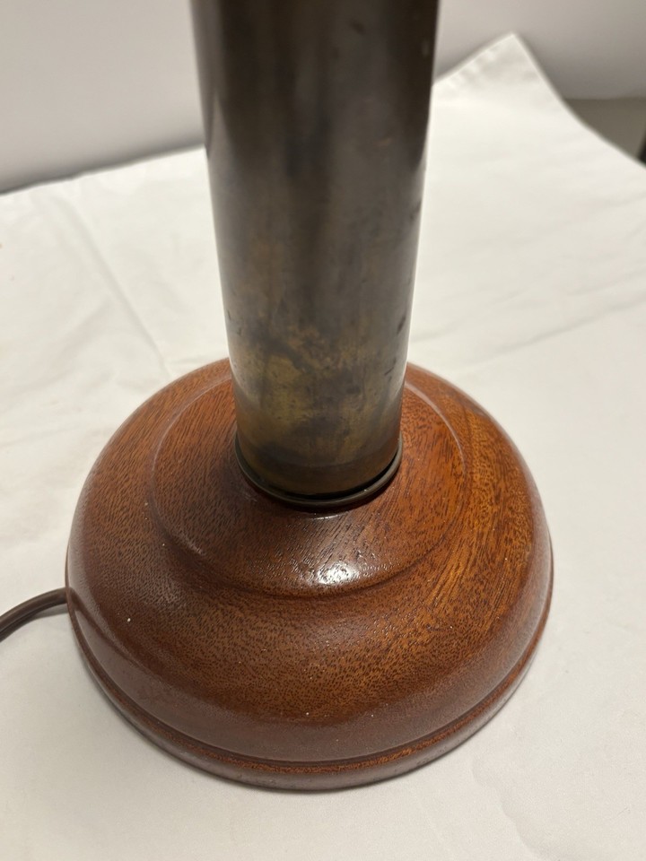 Artillery Shell Brass lamp War Military Trench Art 17.5in Working No ...