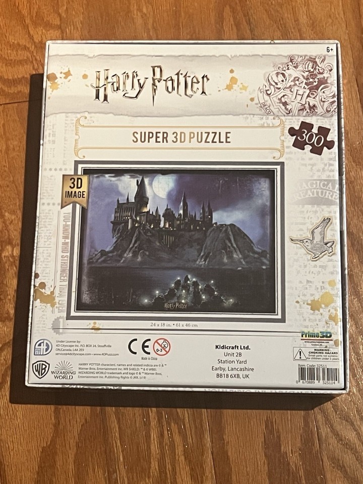 New Harry Potter Super 3D Image Puzzle - Wizarding World Castle - Ron Hermione | eBay