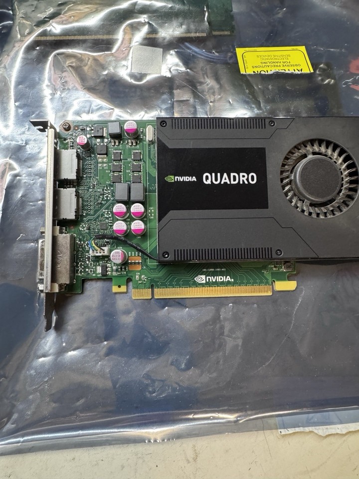 Nvidia Quadro K2000 2GB GDDR5 PCIe Dual Display Port Graphics Video ...